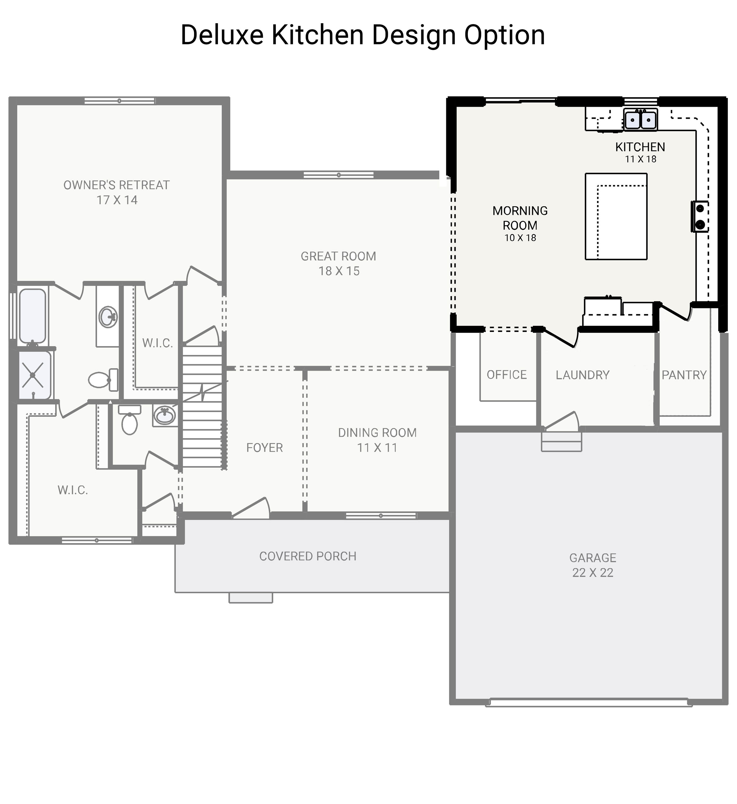 Kenwood | 4 Bedroom, 2.5 Bath House Plan - 2600 Sq Ft House Plans