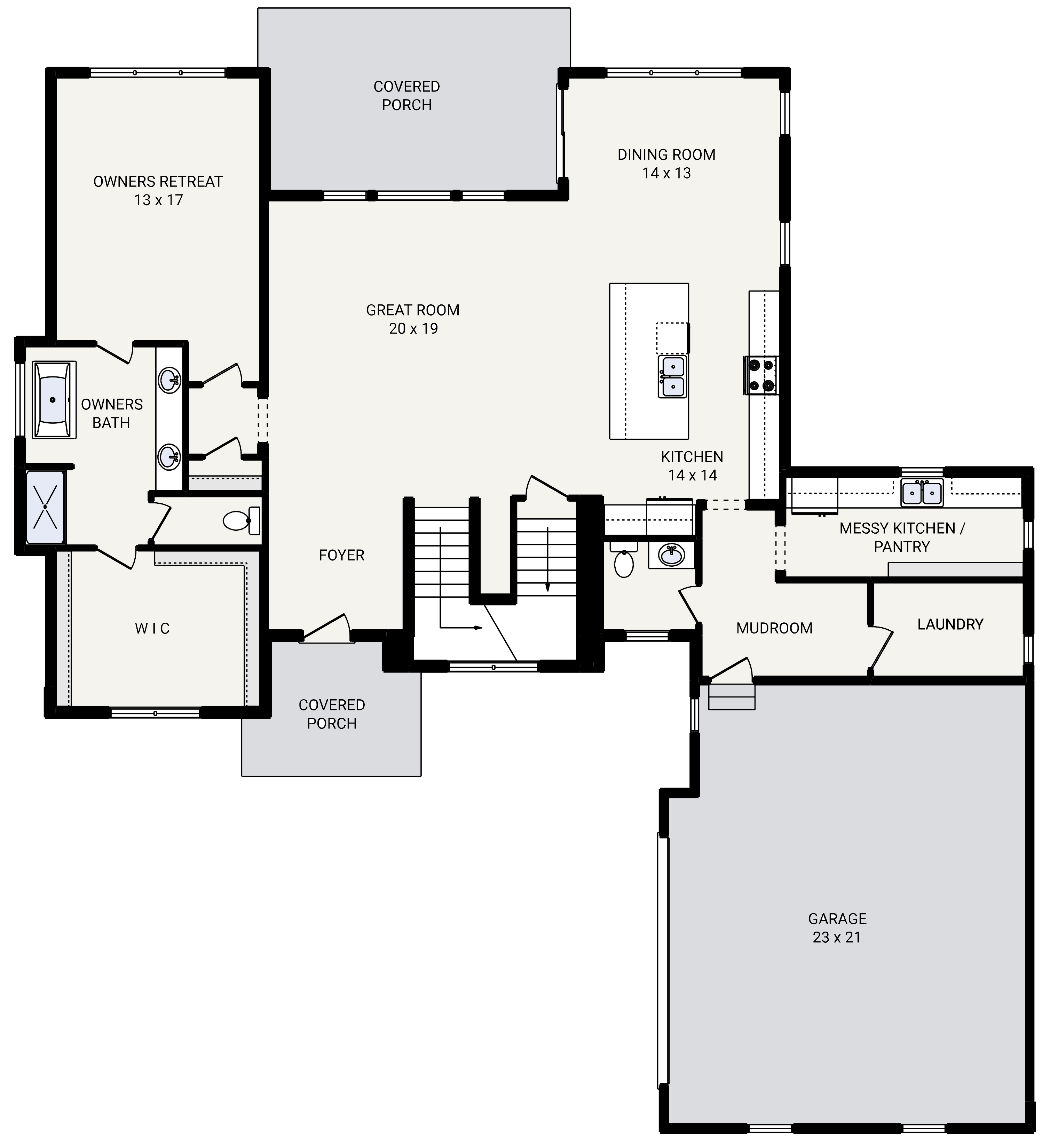 Stratton | 4 Bedroom, 3.5 Bath House Plan - 3400 Sq Ft House Plans