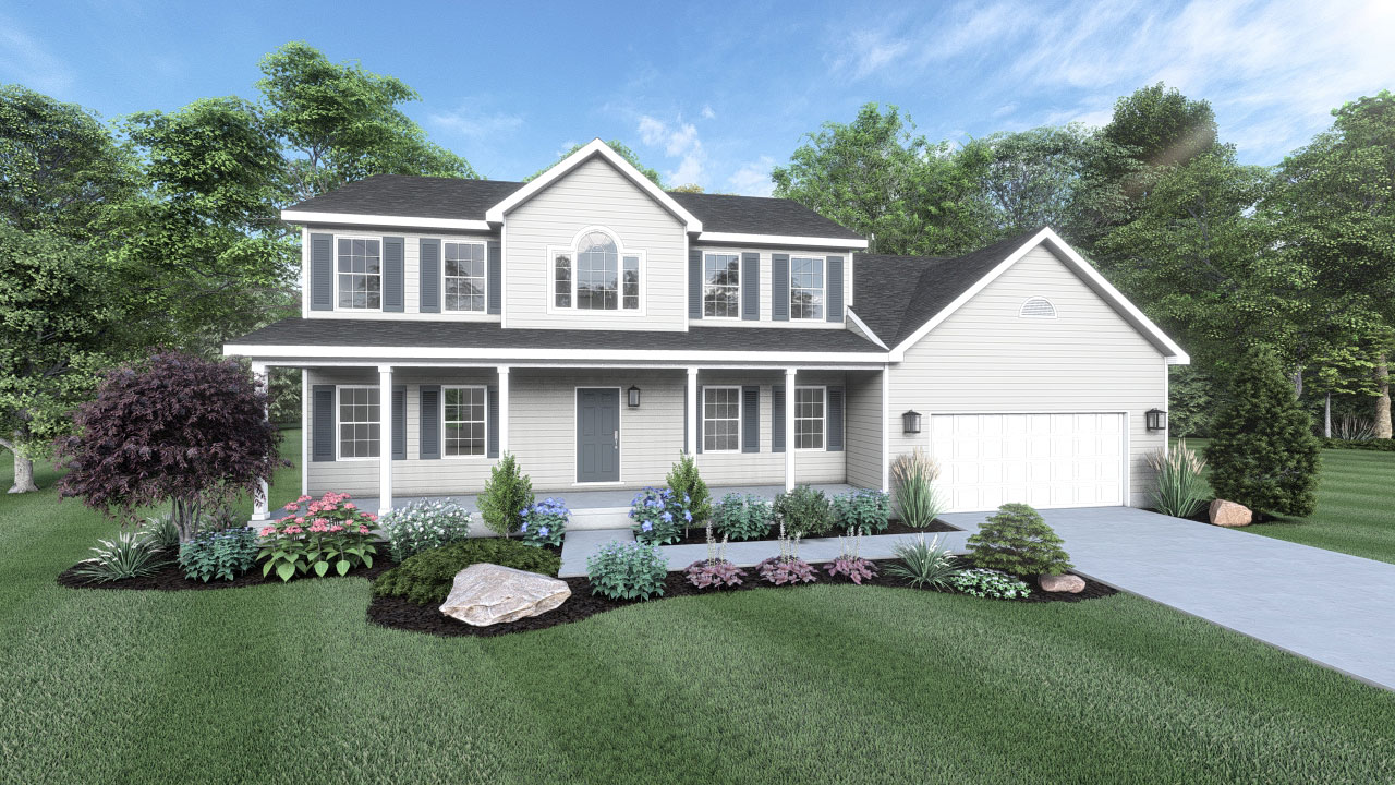 Callaway | 4 Bedroom, 2.5 Bath House Plan - 2600 Sq Ft House Plans