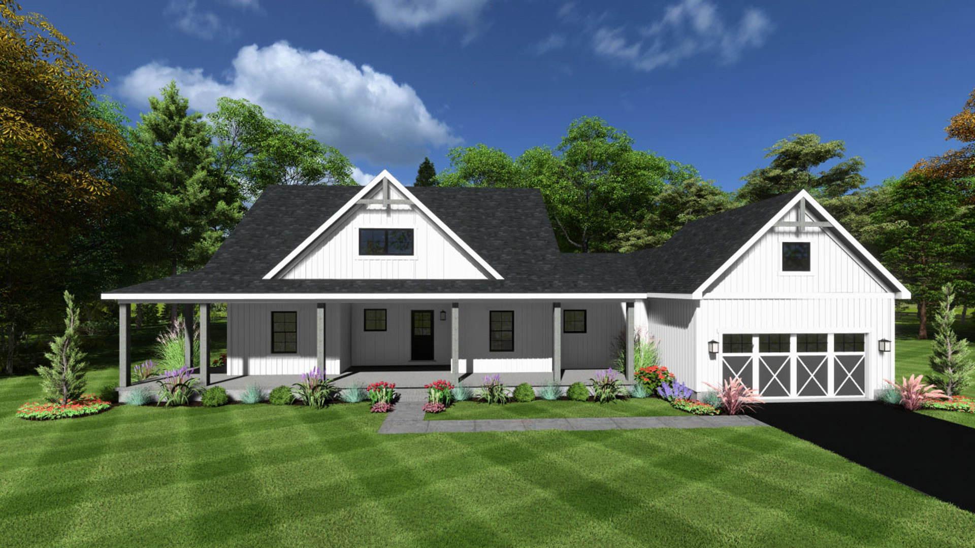 Santa Barbara | 3 Bedroom, 2.0 Bath House Plan - 1900 Sq Ft House Plans