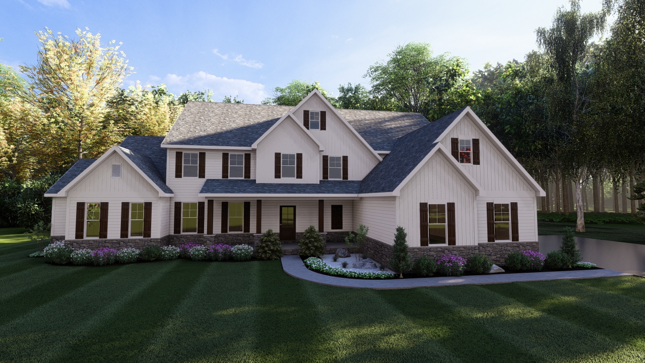 Windsor II | 4 Bedroom, 3.5 Bath House Plan - 4300 Sq Ft House Plans