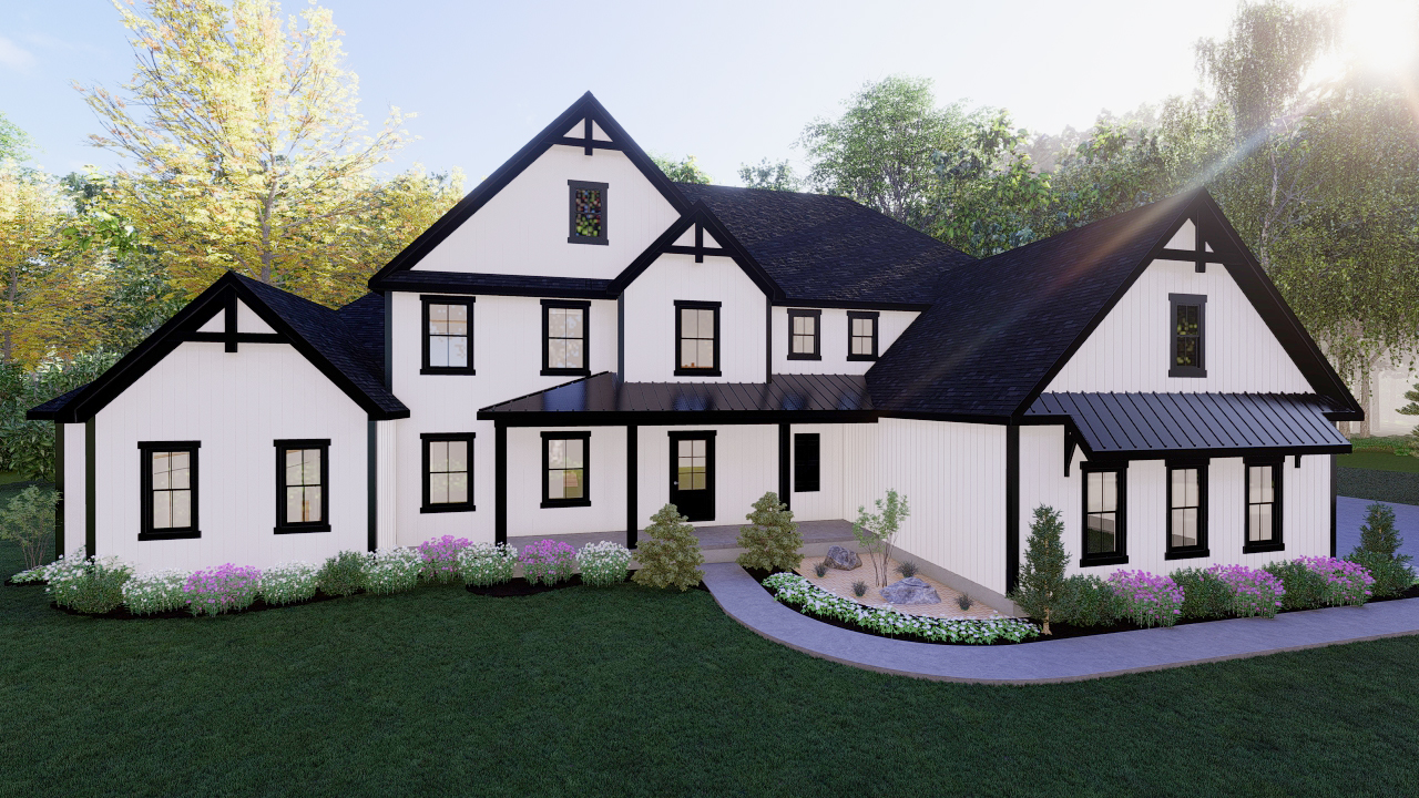 Windsor II | 4 Bedroom, 3.5 Bath House Plan - 4300 Sq Ft House Plans