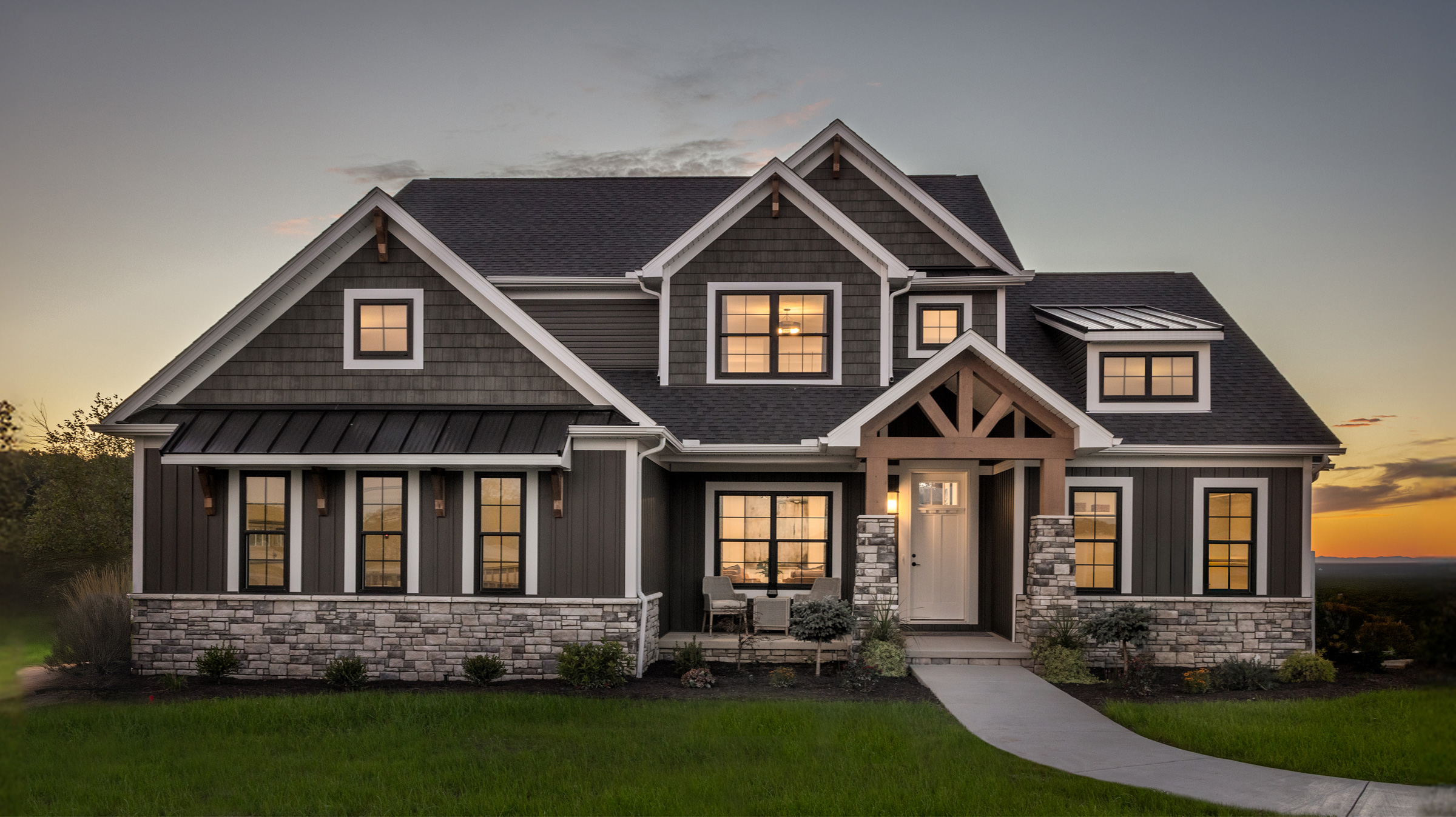 Olivia Modern Hill Country Model Home in Bowling Green, OH | Schumacher ...